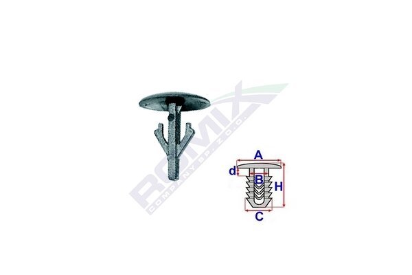 Set za pričvršćivane Honda RXB22143 10 komada
