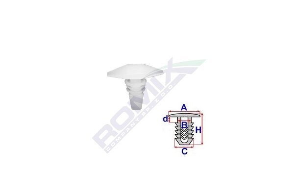 Set za pričvršćivane Honda RXB22611 10 komada