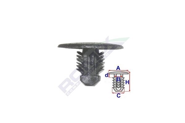 Set za pričvršćivane Honda RXB23151 10 komada