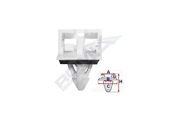 Set za pričvršćivane Honda RXC60143 5 komada