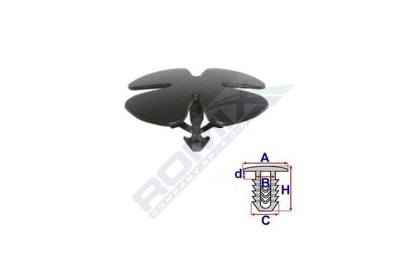 Set za pričvršćivane Honda RXC60511 5 komada