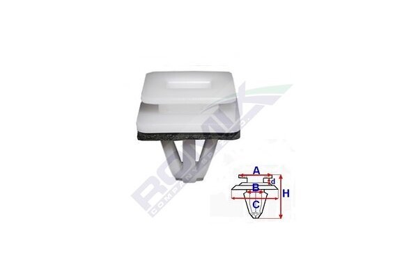Set za pričvršćivane Honda RXC60517 5 komada