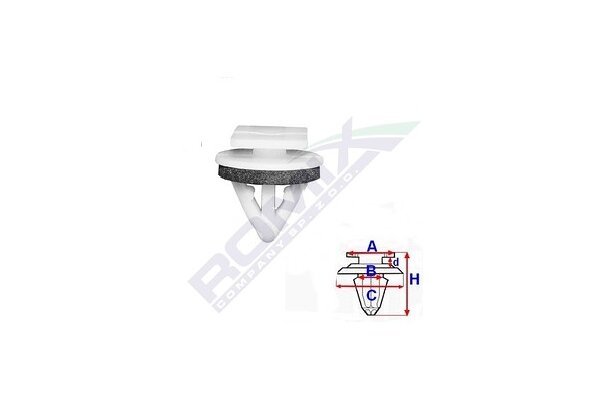 Set za pričvršćivane Hyundai/Kia RXC60515 10 komada