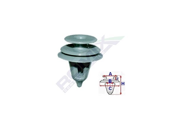 Set za pričvršćivane Lexus/Toyota RXB25270 10 komada