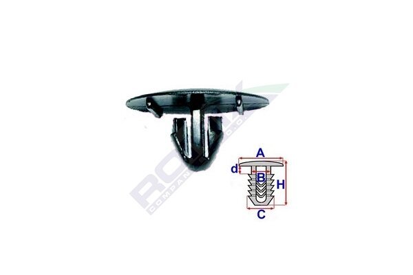 Set za pričvršćivane Lexus/Toyota RXB25665 10 komada