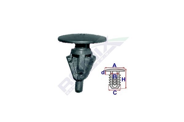 Set za pričvršćivane Lexus/Toyota RXB25675 10 komada