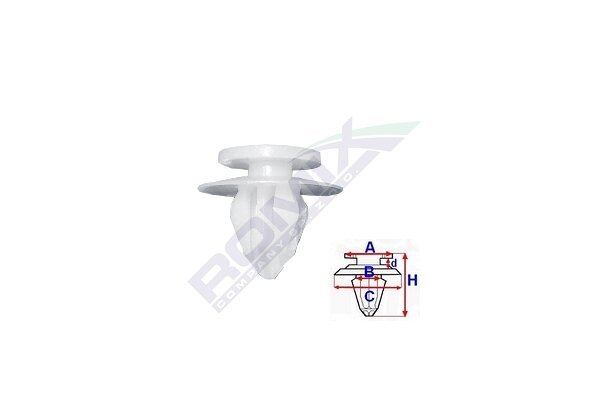 Set za pričvršćivane Lexus/Toyota RXC10076 10 komada