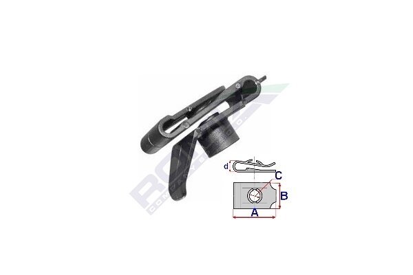 Set za pričvršćivane Mazda/Mitsubishi/Opel/Toyota RXB22049 10 komada