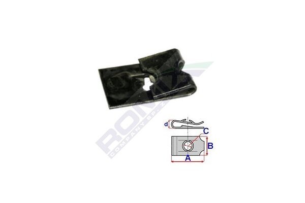 Set za pričvršćivane Mercedes-Benz RXA16043 10 komada