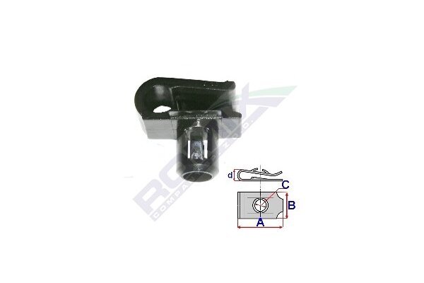 Set za pričvršćivane Mercedes-Benz RXC60454 10 komada
