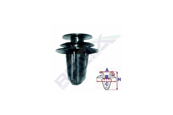 Set za pričvršćivane Mitsubishi RXB23154 10 komada