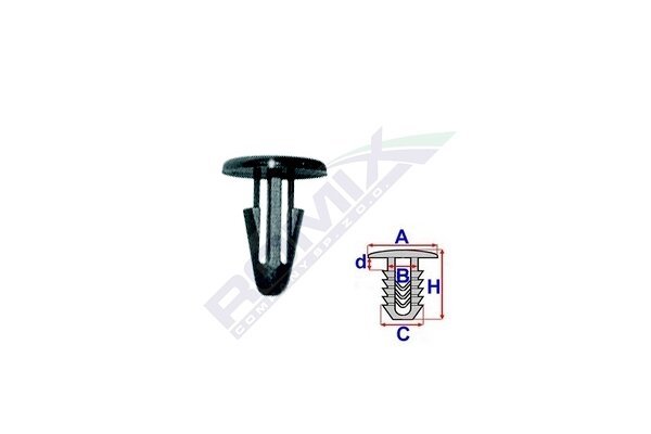 Set za pričvršćivane Nissan RXB22095 10 komada
