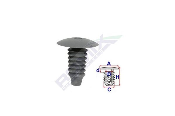 Set za pričvršćivane Opel RA12301S 10 komada