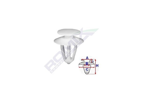 Set za pričvršćivane Opel RX603011 10 komada