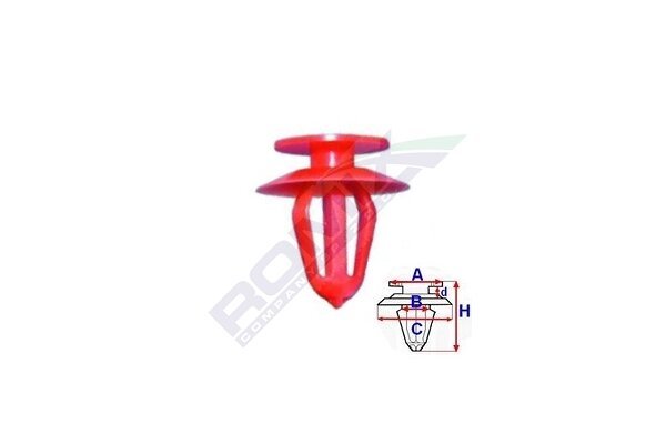 Set za pričvršćivane Opel RX603012 10 komada