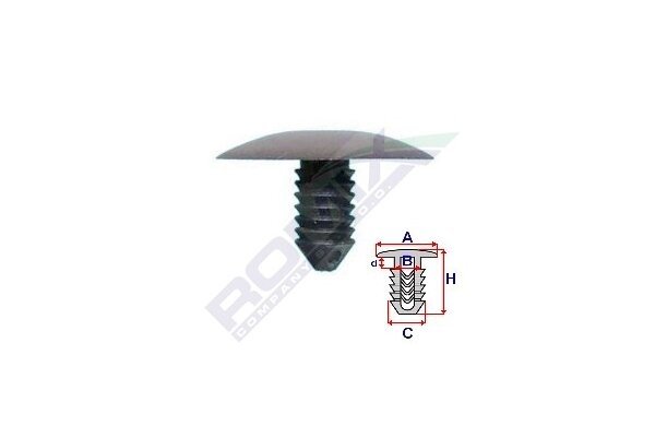 Set za pričvršćivane Opel RX604029 10 komada