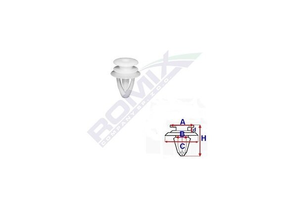 Set za pričvršćivane Opel RXC50550 10 komada