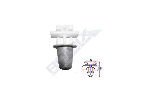 Set za pričvršćivane Opel RXC60132 10 komada