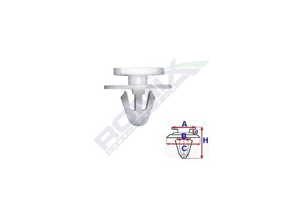 Set za pričvršćivane Opel RXC60317 10 komada