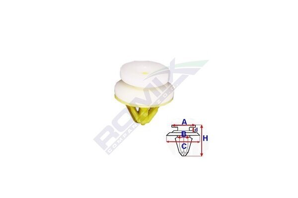 Set za pričvršćivane Opel/Renault RXC30141 10 komada