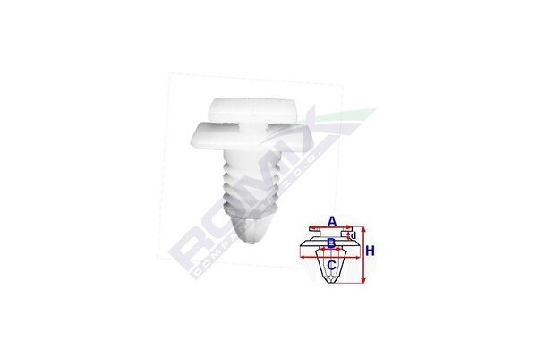 Set za pričvršćivane Peugeot RX12408 10 komada