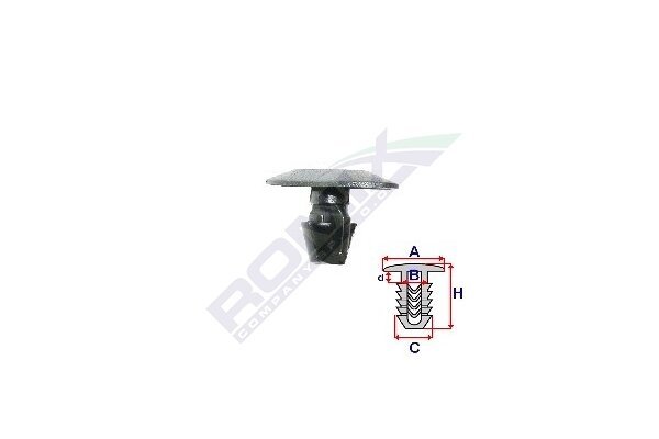 Set za pričvršćivane Peugeot RXA82031 10 komada