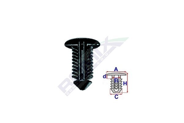 Set za pričvršćivane Peugeot RXC10024 10 komada