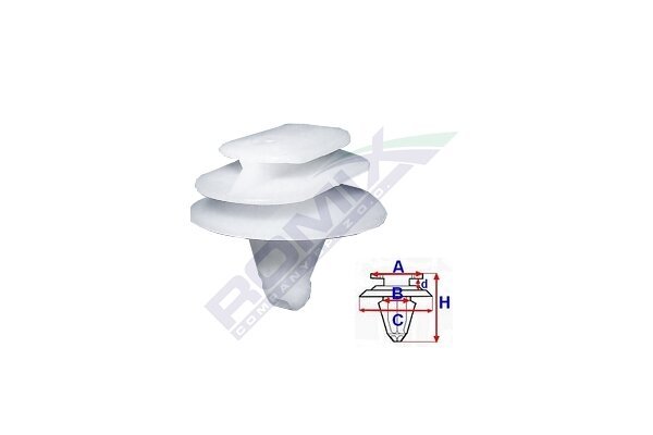 Set za pričvršćivane Renault RXC10098 10 komada