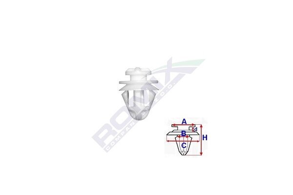 Set za pričvršćivane Renault RXC60565 (5 komada)