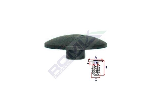 Set za pričvršćivane Seat/Škoda/Volkswagen RX10908 10 komada