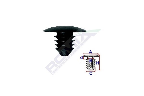 Set za pričvršćivane Seat/Škoda/Volkswagen RXA11888 10 komada