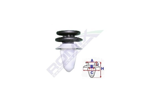 Set za pričvršćivane Seat/Škoda/Volkswagen RXC60353 10 komada