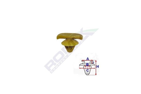 Set za pričvršćivane Seat/Škoda/Volkswagen RXC60452 10 komada