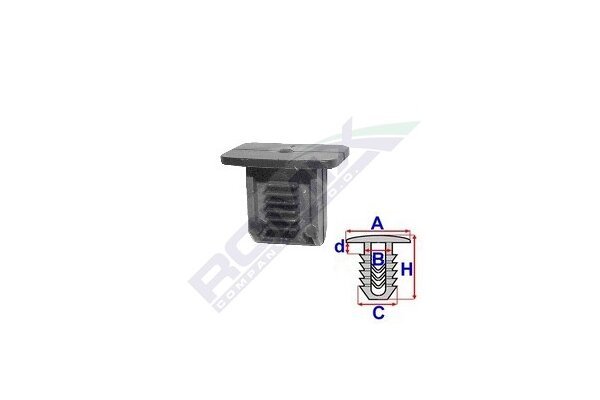 Set za pričvršćivane Seat\Škoda\Volkswagen RX10914 10 komada