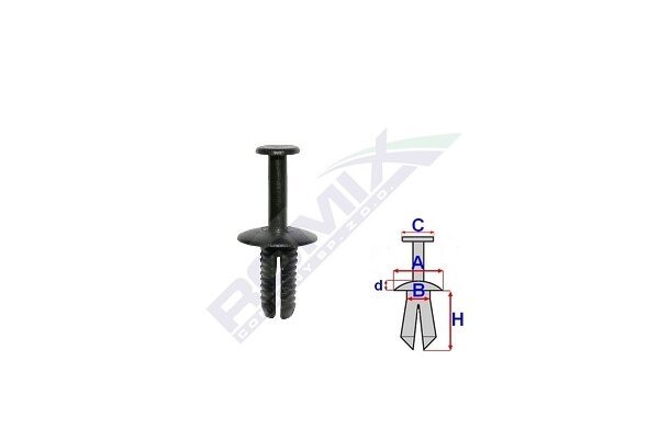 Set za pričvršćivane Suzuki/Toyota RXB19257 (10 komada)