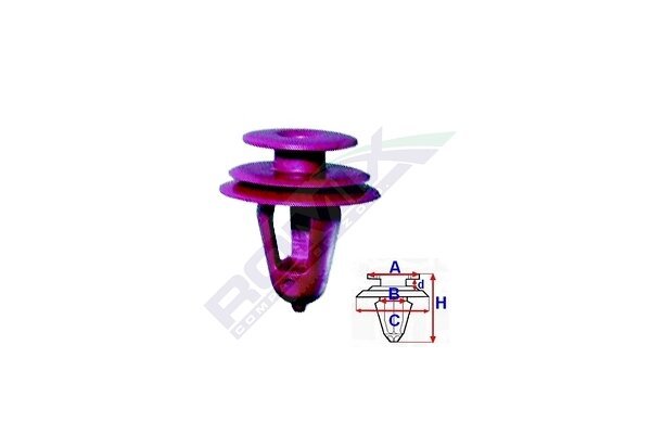 Set za pričvršćivane Toyota RXB21116 (5 komada)