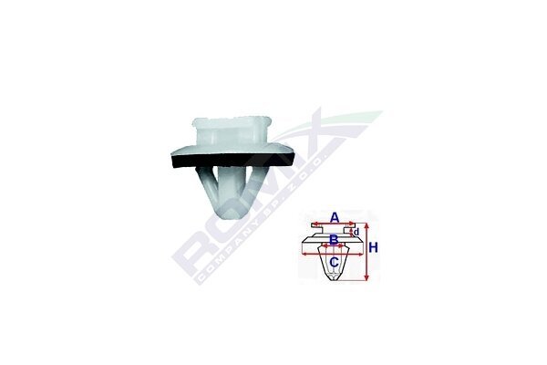 Set za pričvršćivane Toyota RXB22166 (10 komada)