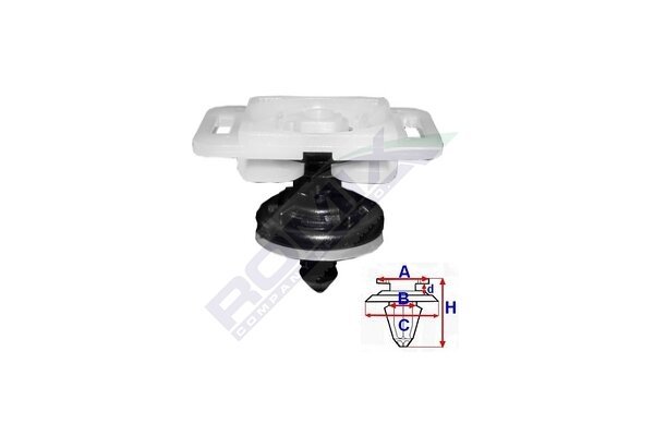 Set za pričvršćivane Volkswagen RXC60554 (5 komada)