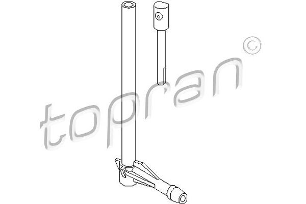 Mlaznica za pranje stakla (nazad) 107296756 - Volkswagen Golf/Passat