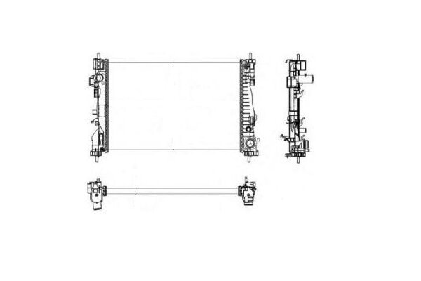 Hladnjak vode 142108-2 Alfa Romeo Giulietta 10-