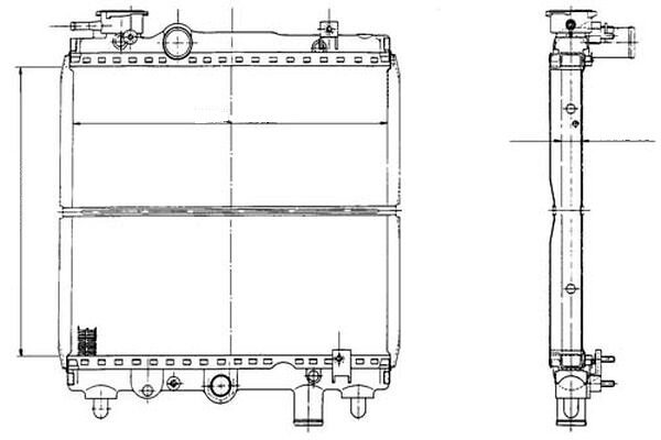Hladnjak vode 300408-1 - Seat Marbella 85-99