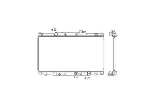Hladnjak vode 387608-1 - Honda CRV 02-06