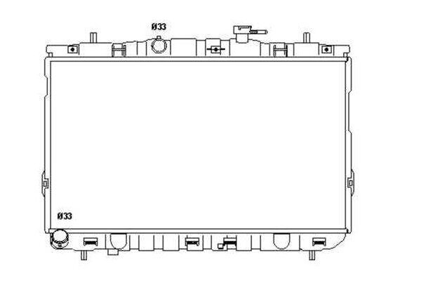 Hladnjak vode 4013083X - Hyundai Tiburon 01-09