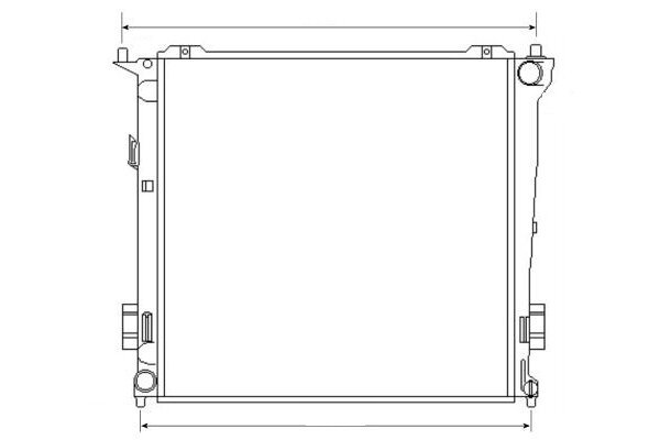 Hladnjak vode 4017082K - Hyundai i20 (PB), benzin, 08-14