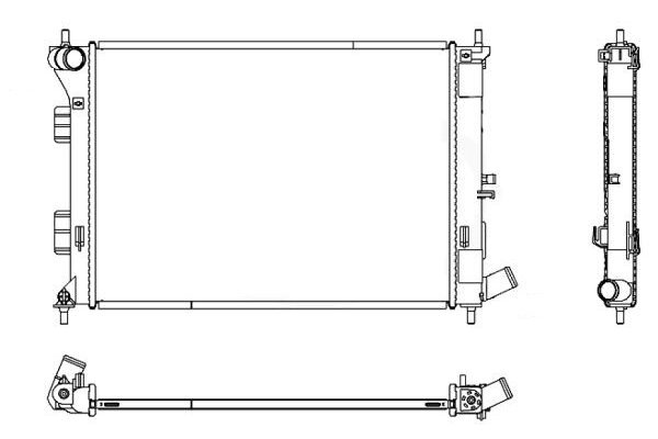 Hladnjak vode 40C108-1 - Hyundai i30 (GD), benzin, 12-