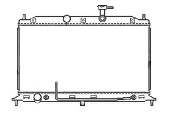 Hladnjak vode 4117082X - Kia Rio (DE), OEM, 05-11