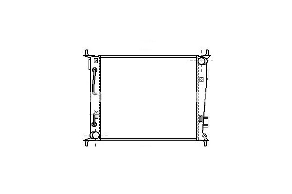 Hladnjak vode 4171081X - Kia Sorento (JC), OEM, 02-09