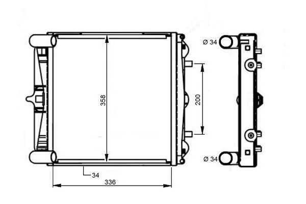 Hladnjak vode 581308-1 - Porsche Boxster 96-04