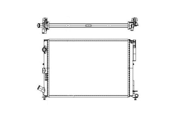 Hladnjak vode 603208A2 - Renault Laguna 93-01