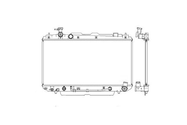 Hladnjak vode 814608-2 - Toyota Rav4 00-06